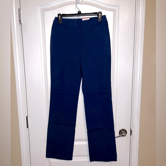 Time and Tru | Pants & Jumpsuits | Womens Navy Blue Stretch Slacks Work ...